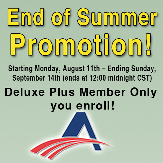 August promotion | AmeriPlan Corporate Blog